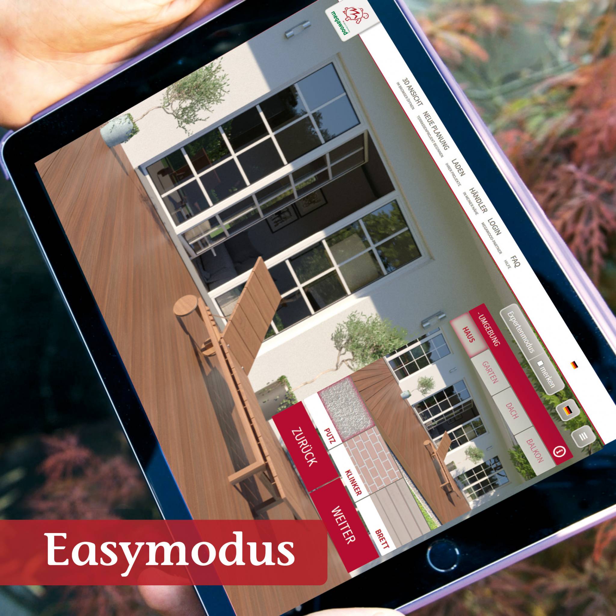 Ersetzen Sie Ihre alte Holzterrasse durch eine neue megawood® Terrasse