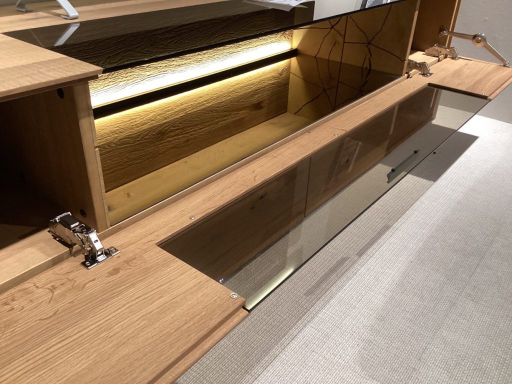 Wohnwand, Hartmann, Lovis, 296x206x55, Eichefarben/anthr,